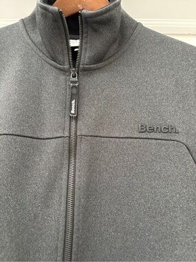 Bench | Jackets & Coats | Bench Mens Charcoal Fullzip Jacket | Poshmark